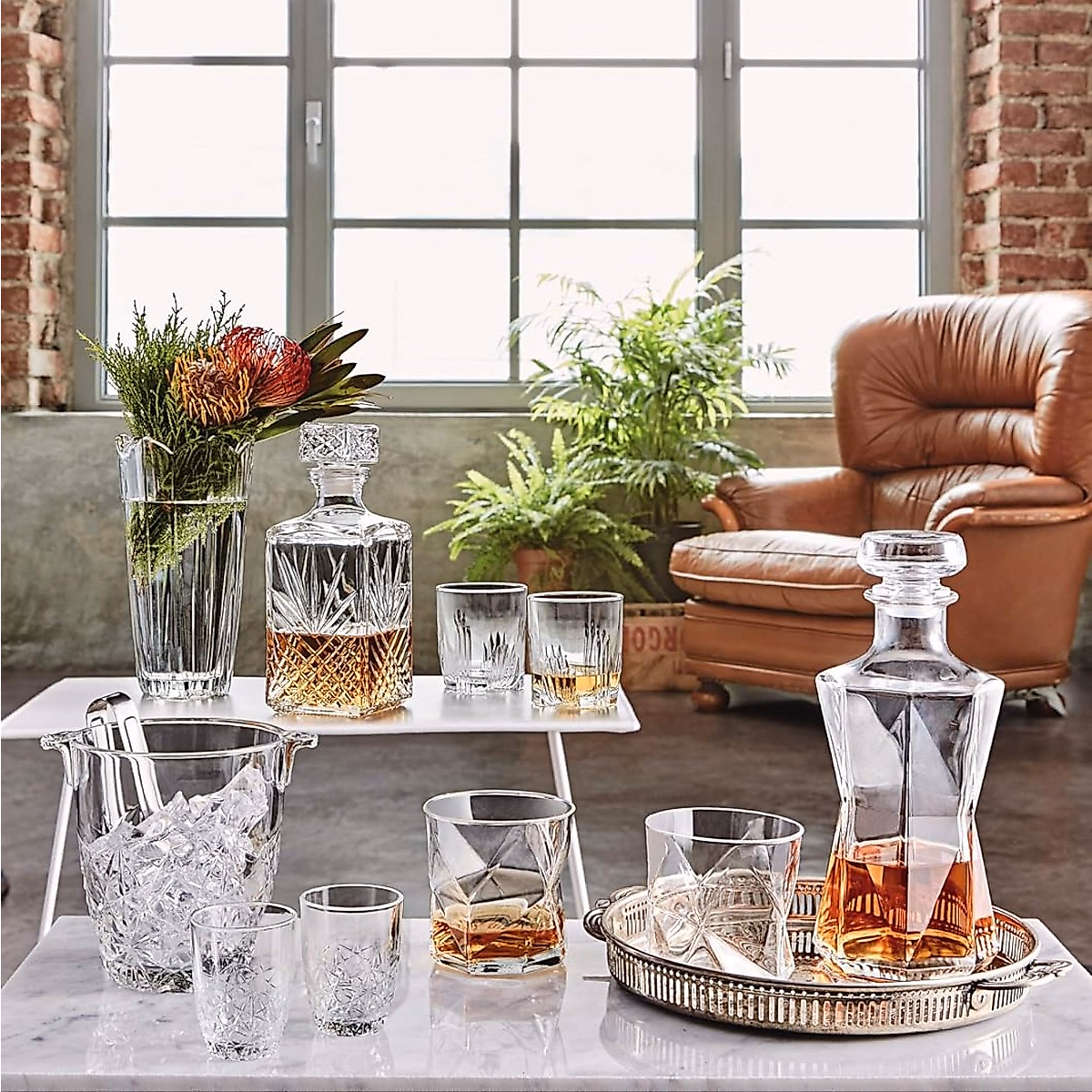 Bormioli Rocco Cassiopea Double Old Fashioned Glass, Set of 4