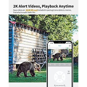 Ebitcam 4G LTE Cellular Security Camera Include SD&SIM Card(Verizon AT&T T-Mobile), 2K Live View Solar Outdoor No WiFi Cameras with 360° PTZ Color Night Vision PIR Motion Alerts Two Way Talk Playback