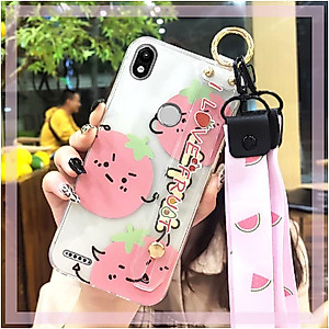 Beautiful Silicone Lulumi Phone Case for Infinix Smart 2 X5515, for Men Luxury TPU Shockproof Fashion Design Original Back Cover Glitter Durable Anime Soft Anti-dust Dirt-Resistant for Girls, 5