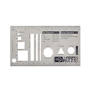 Mercer Culinary Mercer Rules Culinary Ruler, Mini