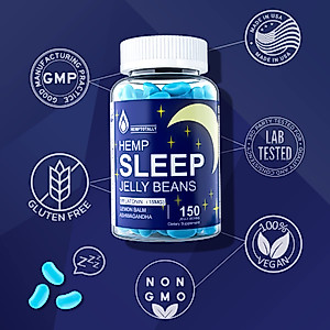 Melatonin 3mg 15mg for The Whole Family with Ashwagandha, 5-HTP, Lemon Balm, Magnesium, B12, B6 Chewable & Low Sugar - for Healthy Rest Cycle, Deep Zzzs, Positive Mood & Brain Health, 150 Counts