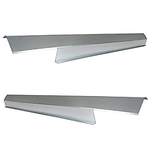 ECOTRIC Slip-on Rocker Panel Silver Compatible with 2008 2009 2010 2011 Focus 4 Door Pair