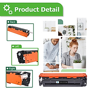 Aztech Compatible Toner Cartridge Replacement for HP 131X CF210X 131A CF210A for Pro 200 Color MFP M276nw M251nw M276n M251n Printer Ink (Black, 1-Pack)