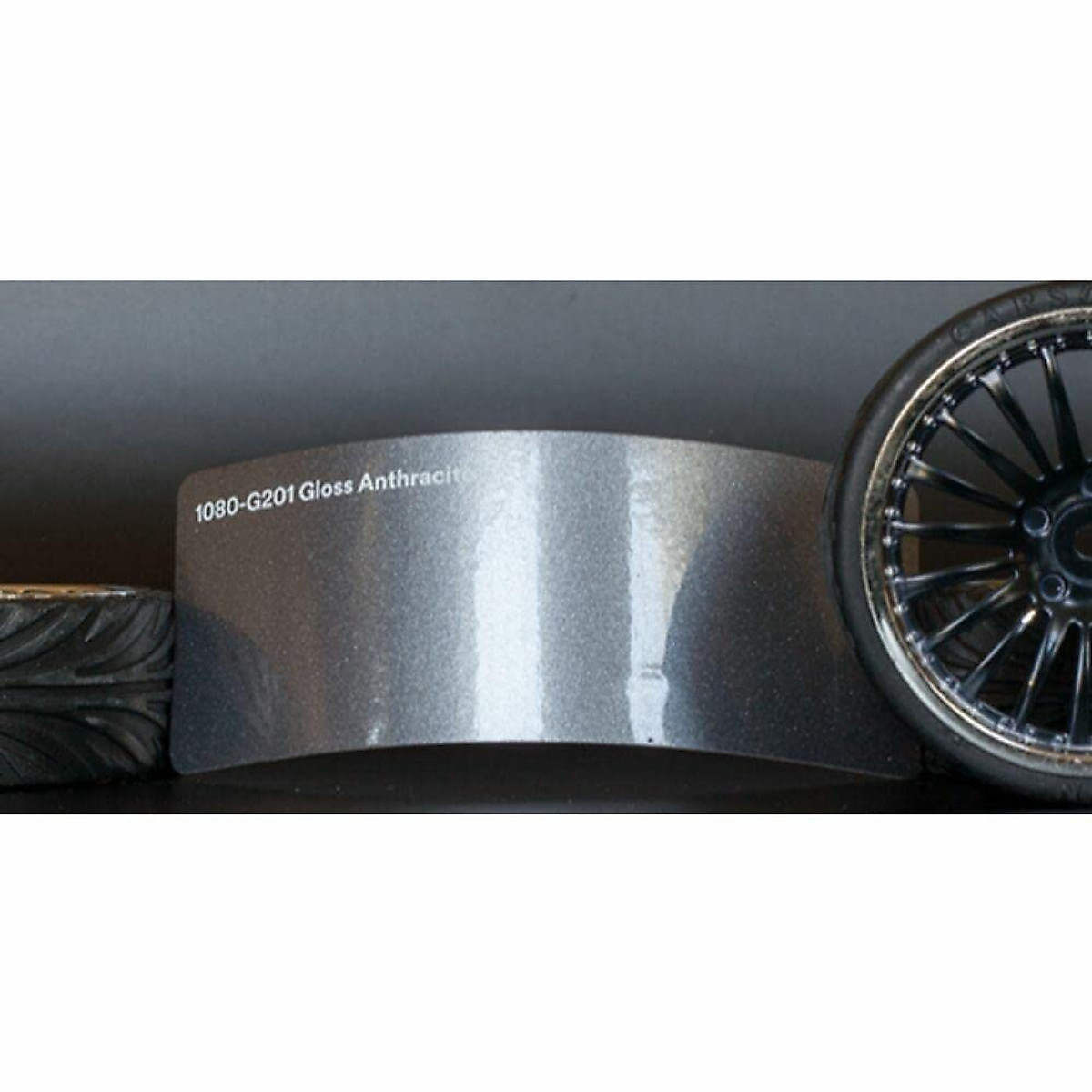 3M 1080 G201 GLOSS ANTHRACITE 5ft x 1ft (5 sq/ft) Car Wrap Vinyl Film