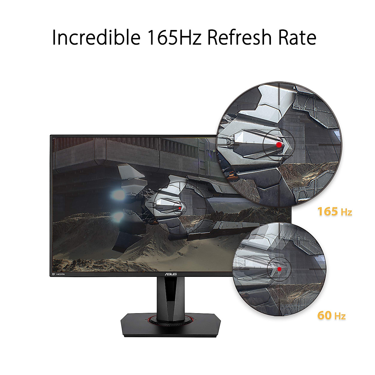 ASUS TUF Gaming 27” 1080P Monitor (VG279QR) - Full HD, IPS, 165Hz (Supports 144Hz)(Renewed)