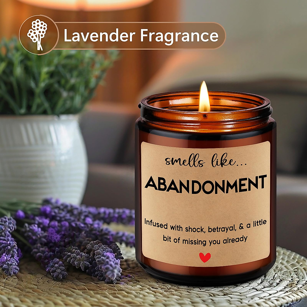 LEADO Candles - Friends Moving Away Gift, Coworker Leaving Gifts, Going Away Gifts for Coworkers Women, Men - Funny Retirement, Leaving Job, Goodbye, Farewell Gifts for Coworkers, Boss, Bestie