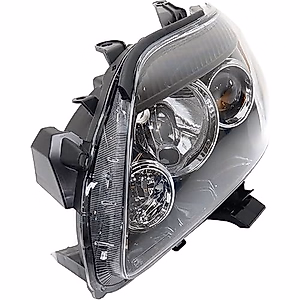 KGanBNHH Headlight Halogen Left Side Clear Lens with Seal and Socket Covers 8117021190 SC2518104 14459403
