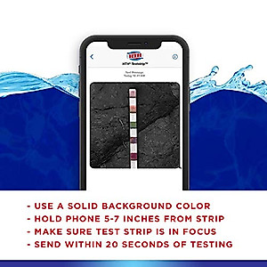 HTH 1274 Multi-Purpose 6-Way Test Strips Swimming Pools Chemical Tester, 30 ct