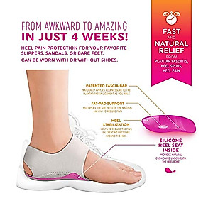 Heel That Pain Gel Plantar Fasciitis Insoles | Heel Seats Foot Orthotic Inserts, XL (Men's 13-15) & Heel That Pain Heel Seat Wraps for Plantar Fasciitis and Heel Spurs, XL (Men's 13-15)