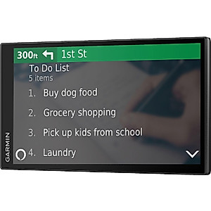 Garmin DriveSmart 65 with Amazon Alexa, Built-In Voice-Controlled GPS Navigator with 6.95” High-Res Display