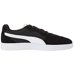 PUMA Men's Astro Kick Sneaker, Black-White-teamgold, 9 M US