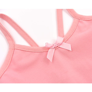 DANSHOW Ballet Leotards for Girls Dance Camisole Dress with Shiny Tutu Skirt(4041-08-M)