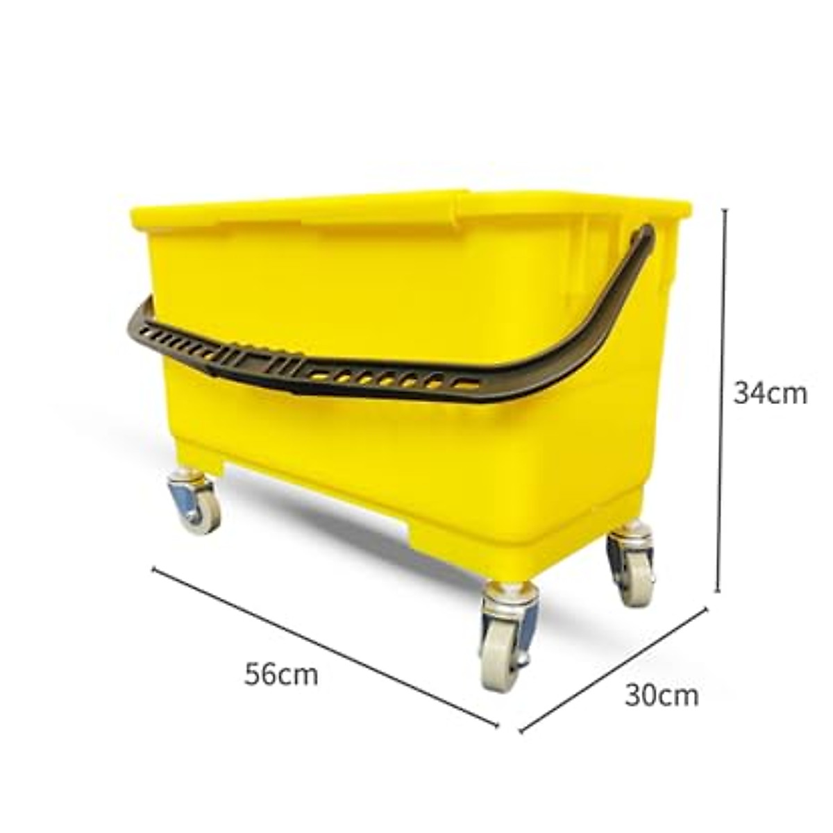 30L Window Flat Mop Bucket, Commercial, Microfiber Buck,Magic, Microfiber Bucket,Heavy-Duty,Compact,Easy Cleaning,Multi-Compartment,with Wheels,Floor,Lazy,Self Cleaning