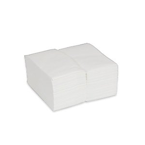 2dayShip Cloth-like Guest Towels 12 X 17 White Disposable Hand Napkins - 100 Pack