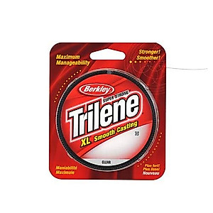 Berkley Trilene® XL®, Clear, 12lb | 5.4kg, 300yd | 274m Monofilament Fishing Line, Suitable for Freshwater Environments