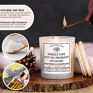 Retirement Gift for Woman, Retirement Gifts for Men Women Farewell Gifts for Coworker Teachers Friends Boss 2024 Leaving Goodbye, Best Cool Happy Retirement Party Decorations Banner Card Candles Gifts