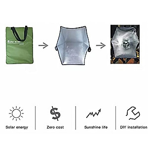 YAMO DUDO Portable Solar Oven Bag Cooker Sun Outdoor Camping Travel Emergency Tool for Cooking Solar Oven Bag Solar Cooker and Dutch Oven Kit