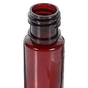 ARTIBETTER Empty Nasal Spray Bottle Amber Plastic Fine Mist Sprayers Refillable Container for Essential Oils Aromatherapy Perfume 15ml 10pcs