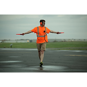 Pyramex PM80 Series Earmuff Individually Packaged NRR26dB Hi Vis Orange