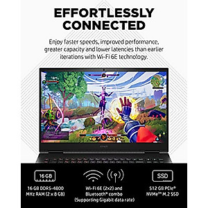 HP OMEN 17-inch Laptop, Intel Core i7-12700H, NVIDIA GeForce RTX 3060, 16 GB RAM, 512 GB SSD, Windows 11 Home (17-ck1010nr, Shadow Black Aluminum)