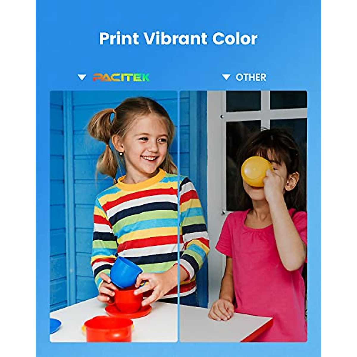 PACITEK Compatible Replacement for Brother LC3017 LC 3017 XL Ink Cartridges, Work with Brother Brother MFC-J5330DW MFC-J6930DW MFC-J6530DW MFC-J6730DW Printers (2 Black, 1 Cyan, 1 Magenta, 1 Yellow)