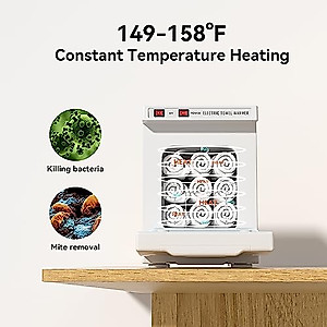 HYTOBP Pink Towel Warmer, 5L Thermostatic Towel Heater, 2-in-1 Professional Mini Towel Warmer, Beauty Salon and Spa Towel Warmers for Facial.(No Towel)