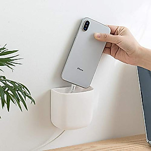 WXXGY Creative Home Daily Use Remote Control Storage Box Wholesale Wall Mounted Mobile Phone Charging Stand Storage Rack/B