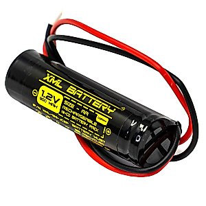 XML Battery 1.2v 900mAh Unitech AA900mAh AA BST DAA900BT D-AA900BT Ni-CD Rechargeable Battery Pack Replacement for Exit Sign Emergency Light