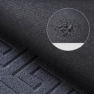 GIBZ Absorbent Kitchen Mat Anti Fatigue & Non Slip Floor Rug Cushioned Runner for Home Sink Entryway, Red, 40×60cm