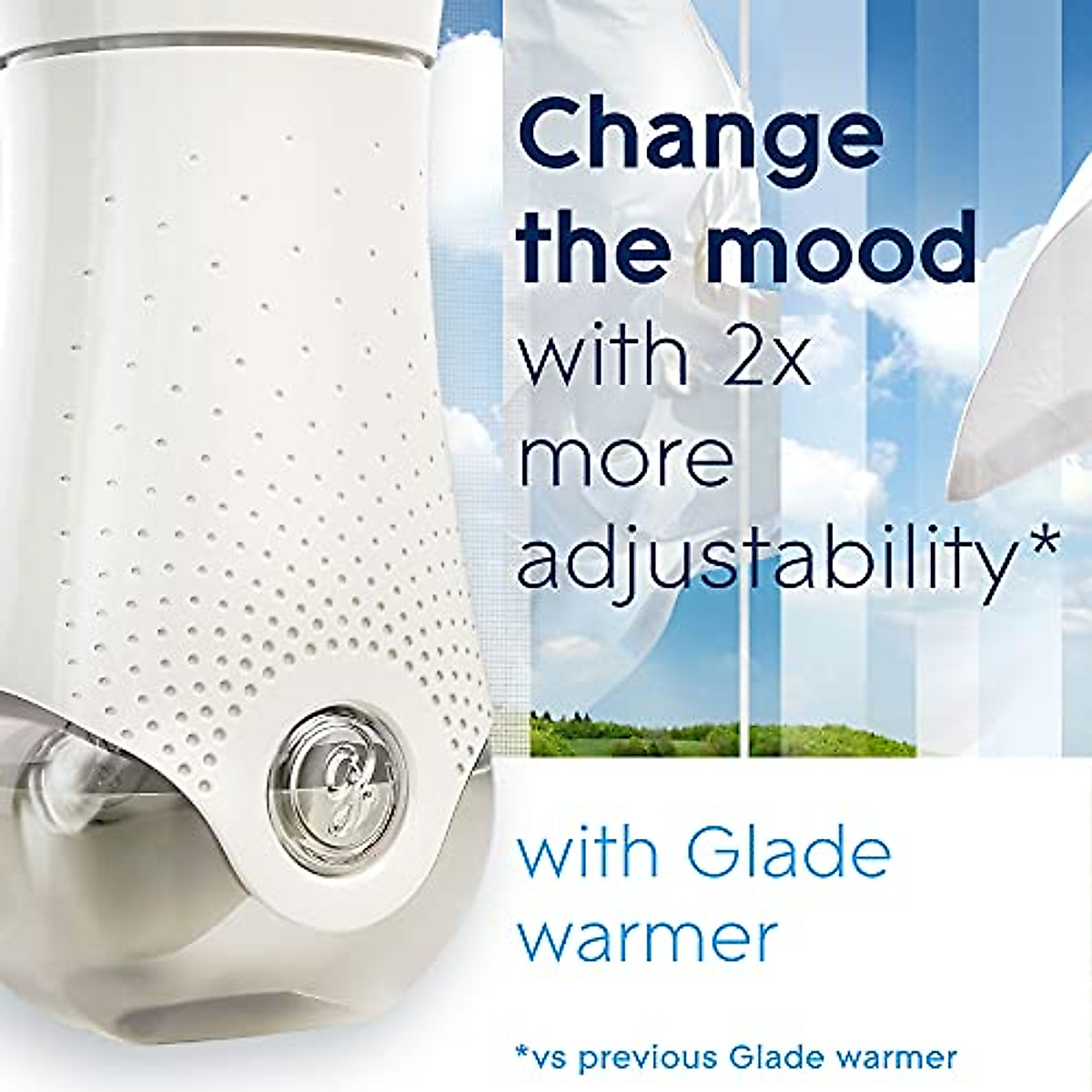 Glade PlugIns Refills Air Freshener, Scented and Essential Oils for Home and Bathroom, Clean Linen, 3.35 Fl Oz, 5 Count