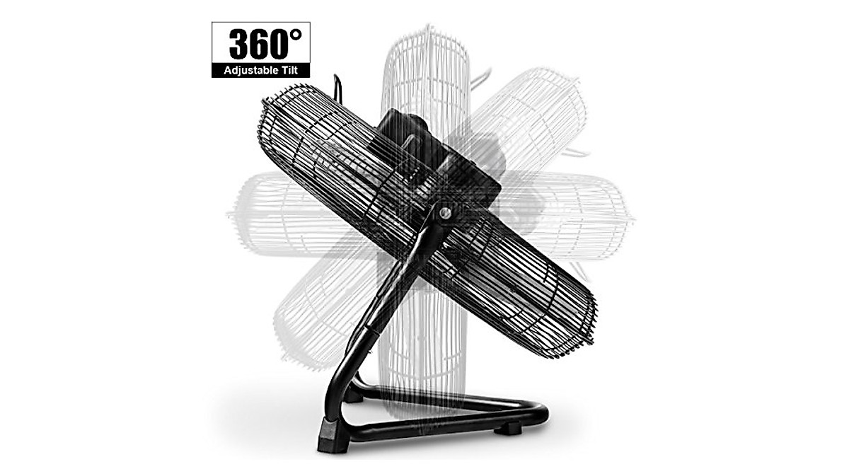 COSTWAY 20-inch High Velocity Floor Fan – Powerful & Portable