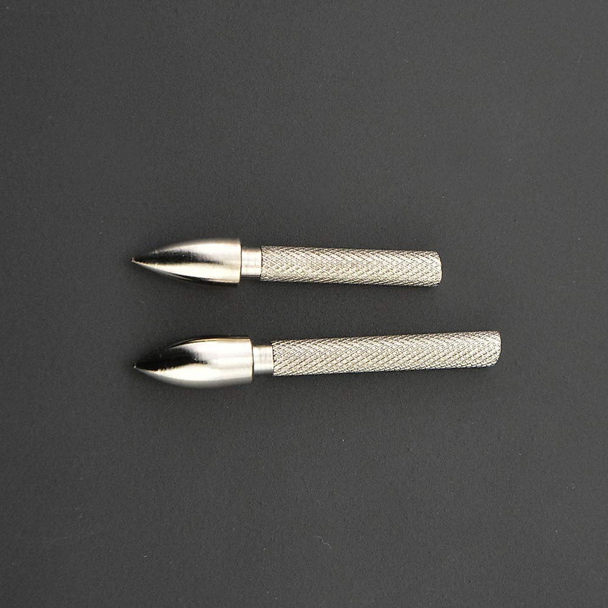 ZSHJGJR Archery Insert Arrowheads 4.2mm 60 Grain 80 Grain Insert Broadheads Glue in Arrow Shaft Archery DIY Hunting Arrow Field Points 24 Pieces (60 Grain)