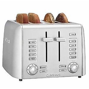 Cuisinart RBT-1350PCFR 4 Slice Metal Toaster (Renewed)