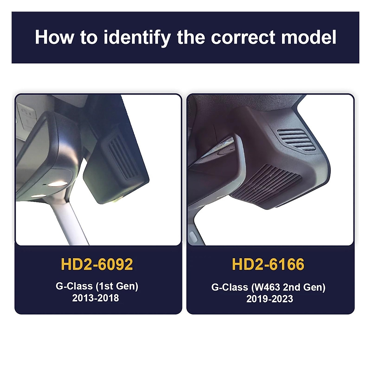 Fitcamx Car DVR Dashcam 4K Dash Cam Compatible with Mercedes Benz G Class G550 G400d 350d G63 2019 to 2023,G550 G500 G350d G63 2013 to 2018 (Color : G Class 2019 to 2023, Size : 4K Front Cam 64GB)