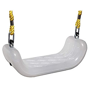 XDP Recreation Firefly LED Lighted Swing with 3 AA Batteries INCLUDED. Motion Sensored Kids Backyard Swingset, Porch or Tree Swing Seat Accessory, Plastic, Clear