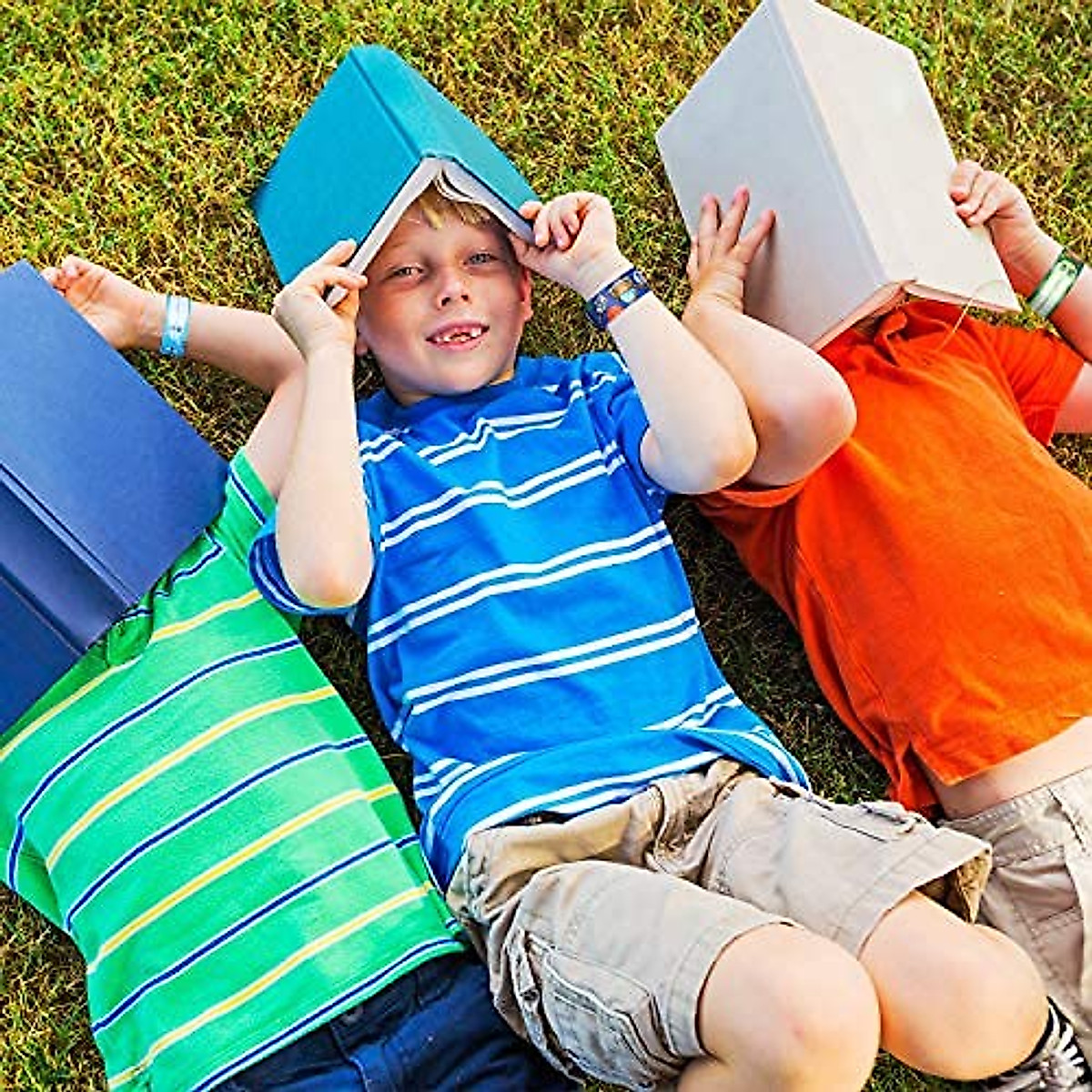 8 Pieces Safety ID Wristband Reusable Identification Bracelet Adjustable Waterproof ID Bands, 8 Styles