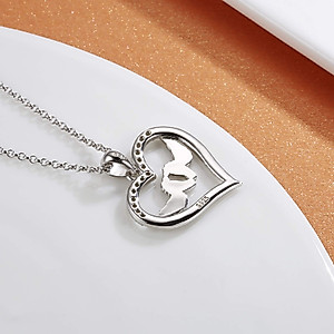 Miscarriage Necklace Loss of Pregnancy Rings 925 Sterling Silver Infant Loss Mommy of an Angel Memorial Jewelry Sympathy Gift for Women Mom (necklace miscarriage)