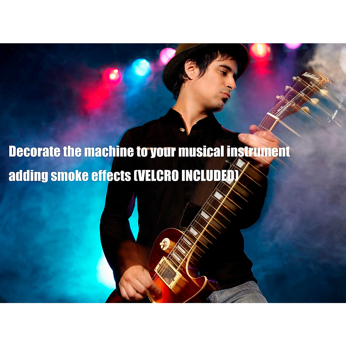 WHATAVAL Mini Fog Smoke Machine Fogger Maker Wireless Remote Control Volume Adjustable Generator Kit for Photography Cosplay Airflow Testing