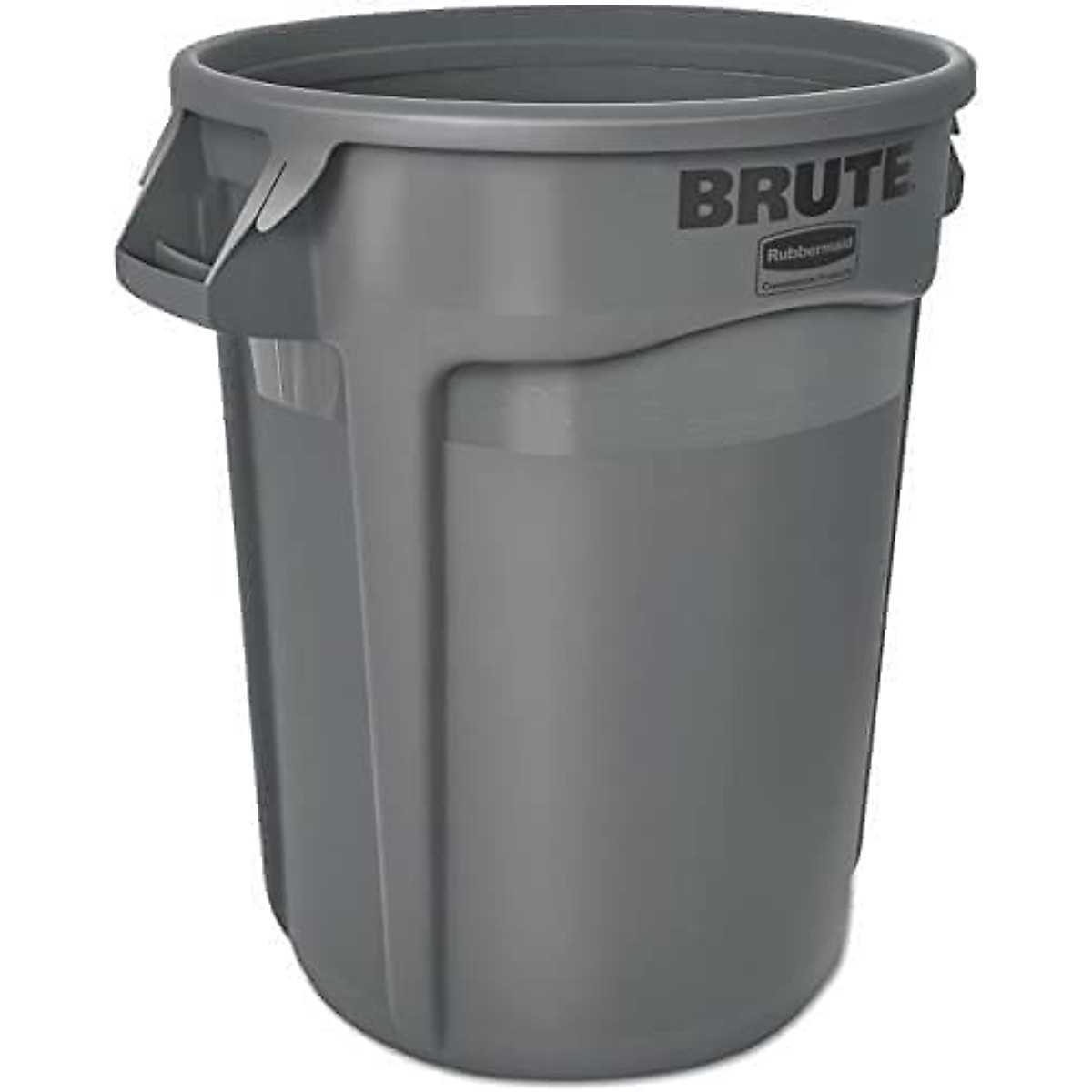 Rubbermaid Commercial 263200GY Round Brute Container Plastic 32 gal Gray (3)