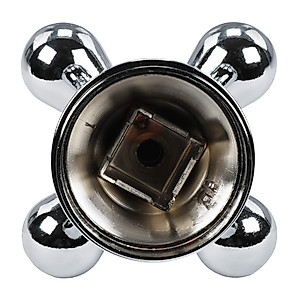 DANCO Cross-Arm Faucet Handle | Sink & Bathtub Handle | Single Handle | Chrome (46006)