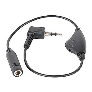Stellar Labs Inline Volume Control for 3.5MM Headphones,Black