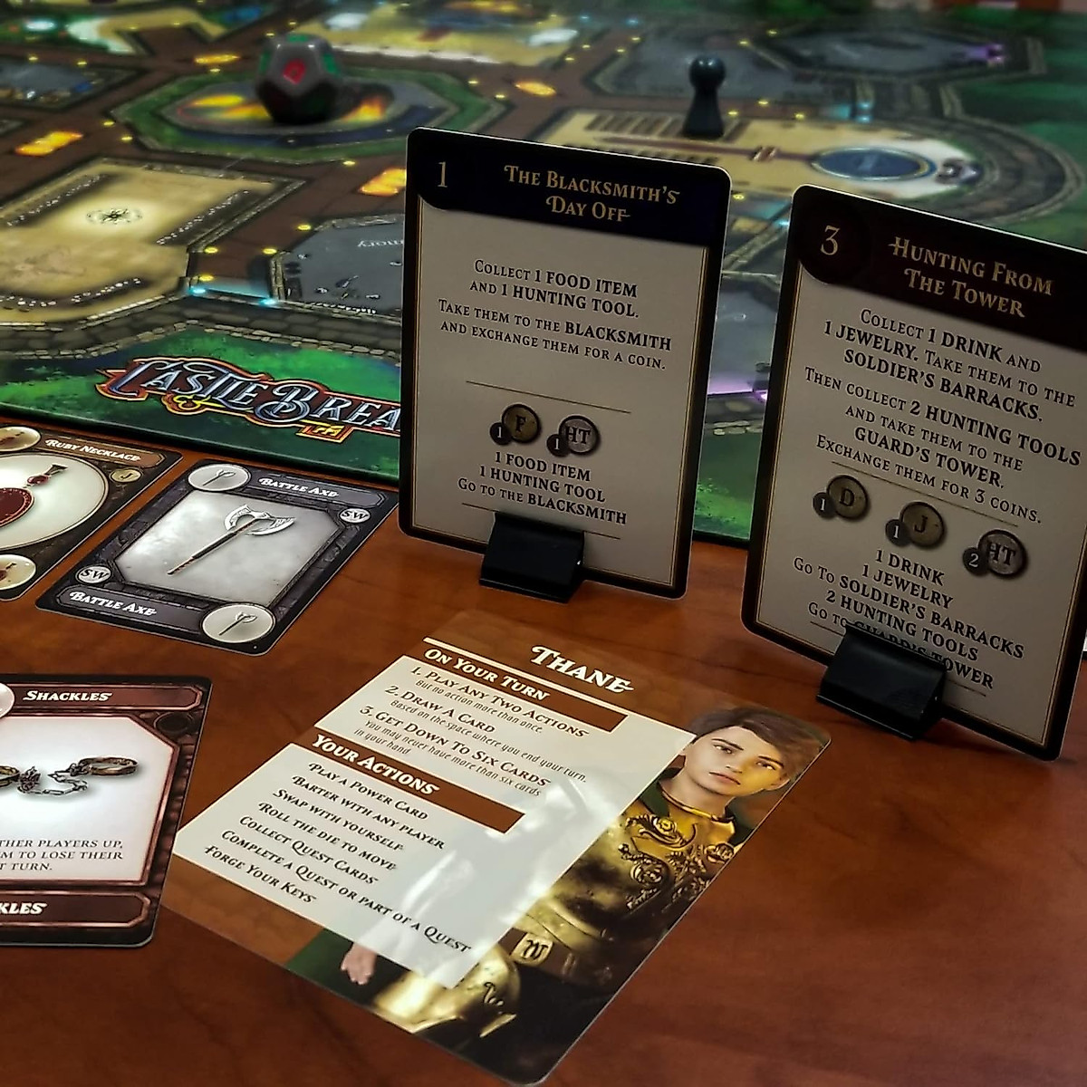 Castle Break Board Game | Strategy Board Game | Family Game for Adults and Kids | Medieval Adventure | Ages 10 and up | 2-4 Players | 45-60 Minutes