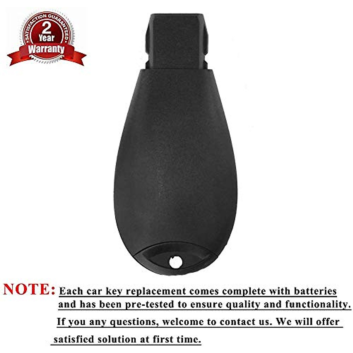 Key Fob Compatible for 2008-2012 Dodge Challenger,2008-2010 Dodge Charger Keyless Entry Remote Car Key Fob Replacement for M3N5WY783X IYZ-C01C