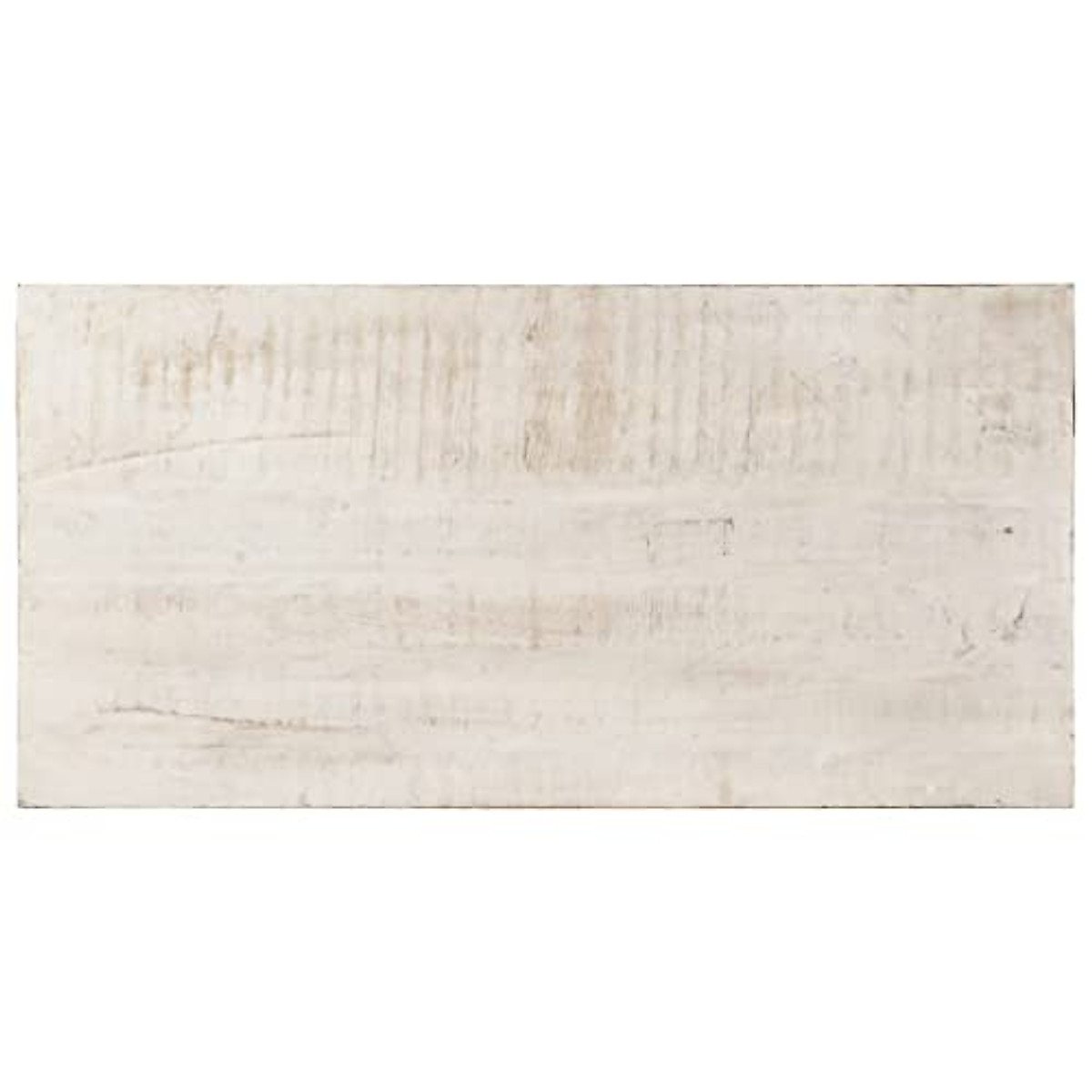 AJSEOYBS Dining Table,Dining Room Table,Spacious Desktop, Kitchen Table, Ideal for Living Room, Dining Room and Restaurant,Dining Table White 47.2"x23.6"x29.9" Solid Mango Wood