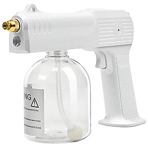 coamanug Nano Spray Fogger Rechargeable, Cordless Electric Atomizer, Steam Gun Handheld Intelligent Portable ULV Sprayer Fogger Machine for Home, Office, School or Garden