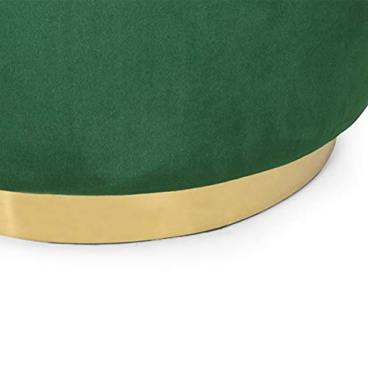 Christopher Knight Home Croton Ottoman, Emerald + Gunmetal
