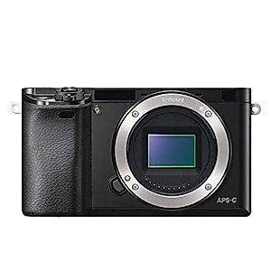 Camera A6000 Interchangeable Lens Digital Camera - Black (24.3MP, Body Only) Digital Camera