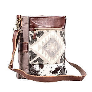Myra Bags Eazy Breezy Canvas, leather & Rug Shoulder Bag S-1898