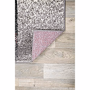 Rugshop Modern Distressed Boxes Area Rug 2' x 3' Gray