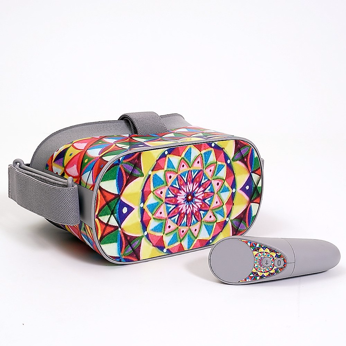 MightySkins Skin Compatible with Oculus Go Mobile VR - Love 2 | Protective, Durable, and Unique Vinyl Decal wrap Cover | Easy to Apply, Remove, and Change Styles | Made in The USA